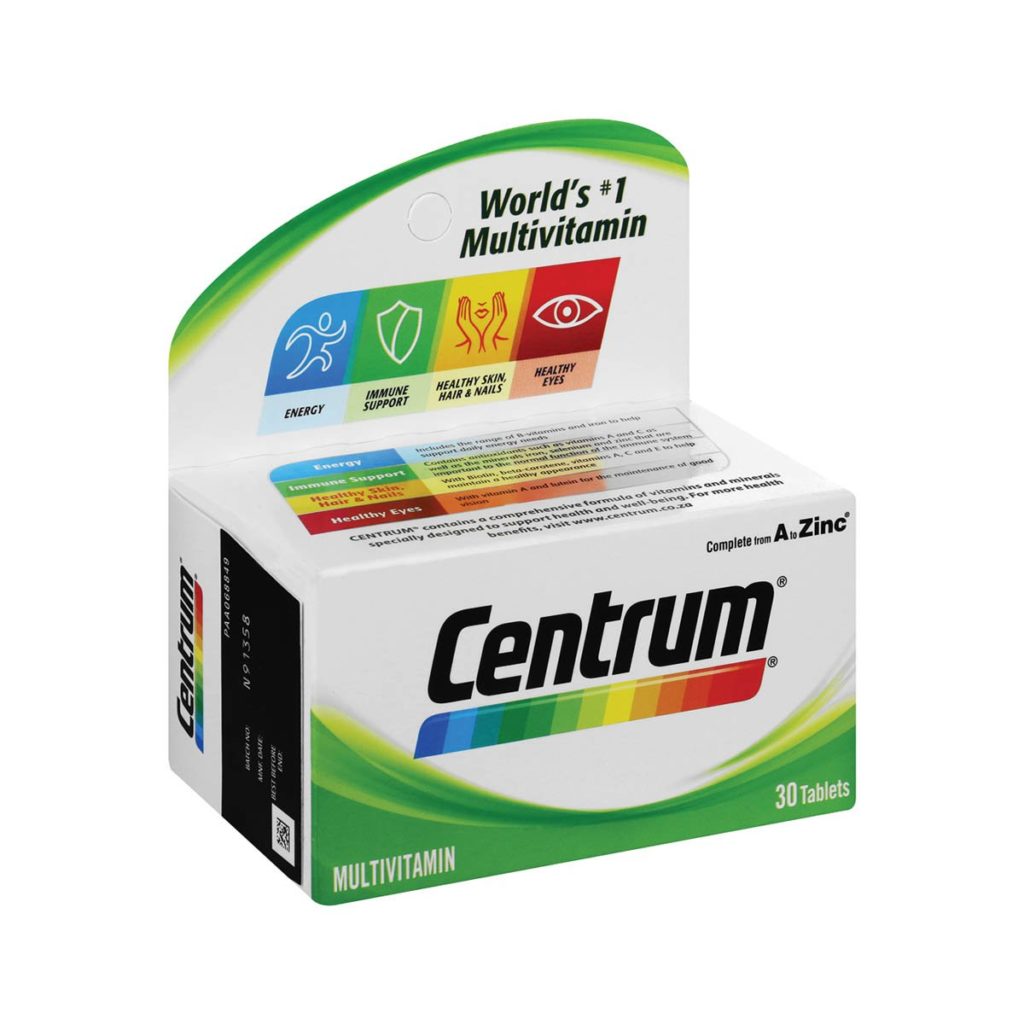 CENTRUM ADULT TABLETS 30 - Broadway Pharmacy